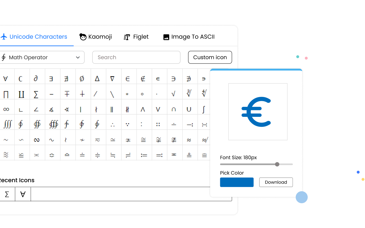 Special Characters Tabgraf
